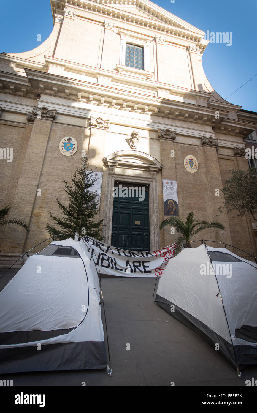 Rome, Italy. 05th Feb, 2016. Basilica of Sant Andrea delle Frate during ...
