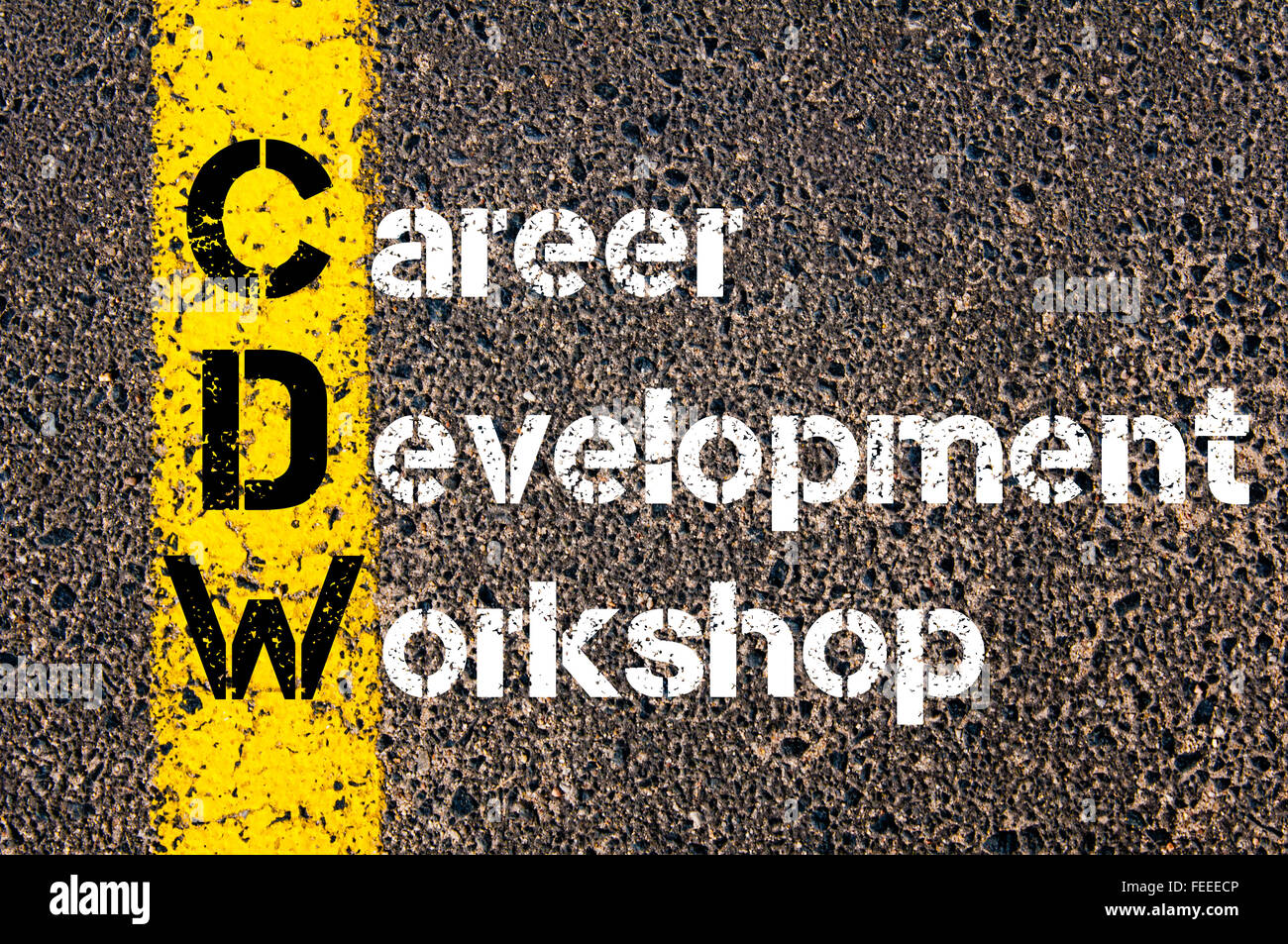 Concept image of Business Acronym CDW CAREER DEVELOPMENT WORKSHOP ...