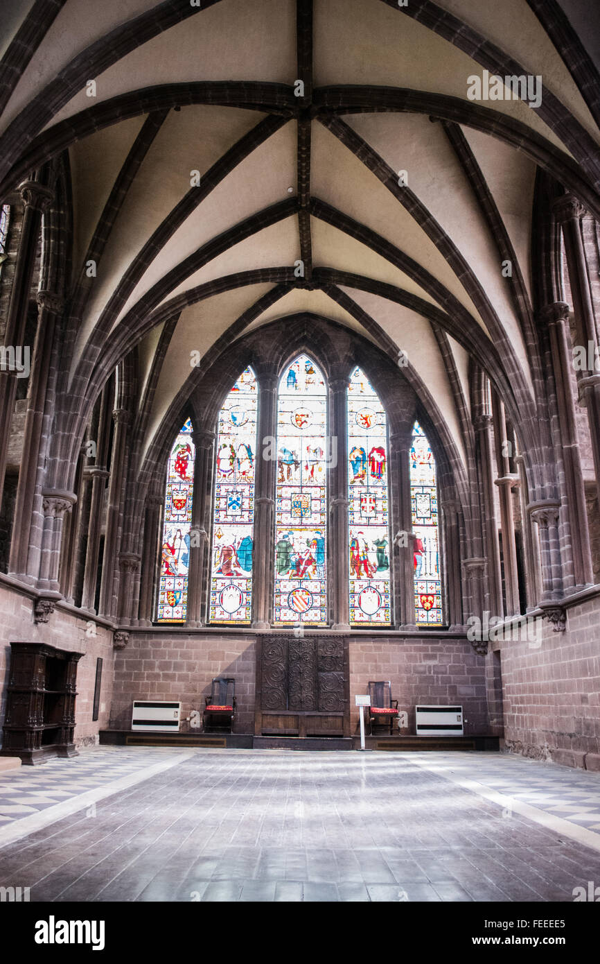 Interior of chester cathedral Stock Photo - Alamy