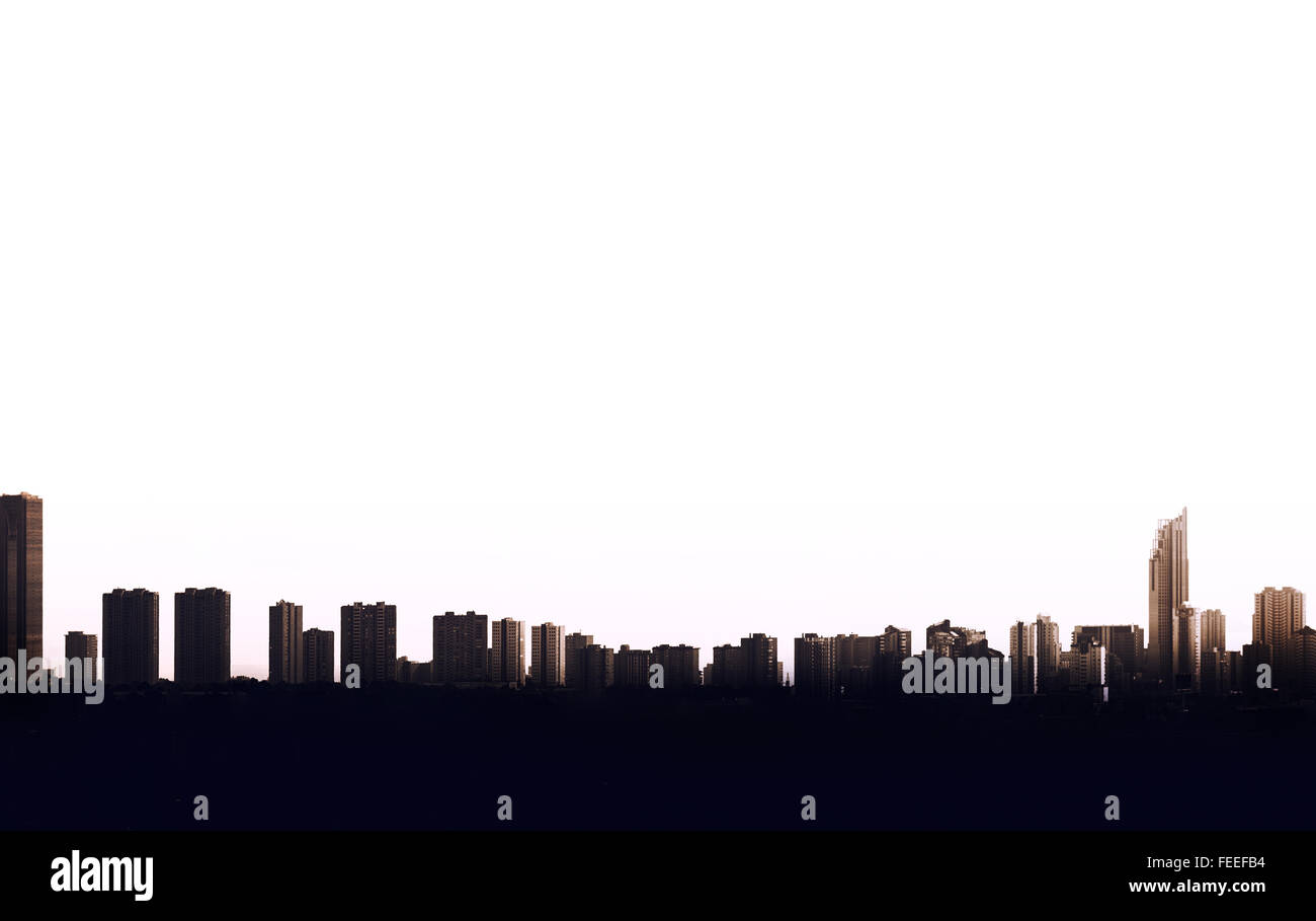 Benidorm silhouette hi-res stock photography and images - Alamy