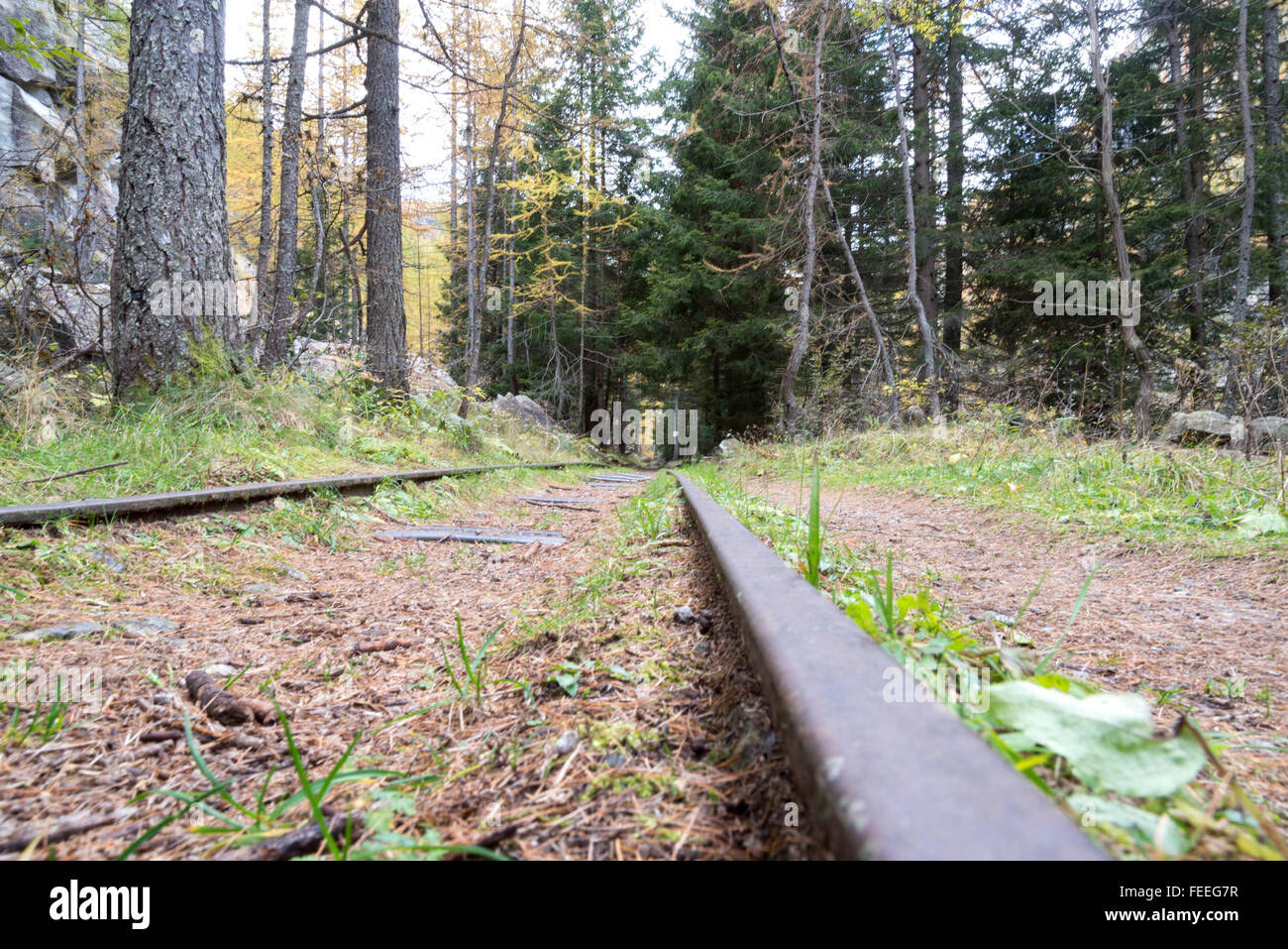 Abandoned railroad hi-res stock photography and images - Alamy