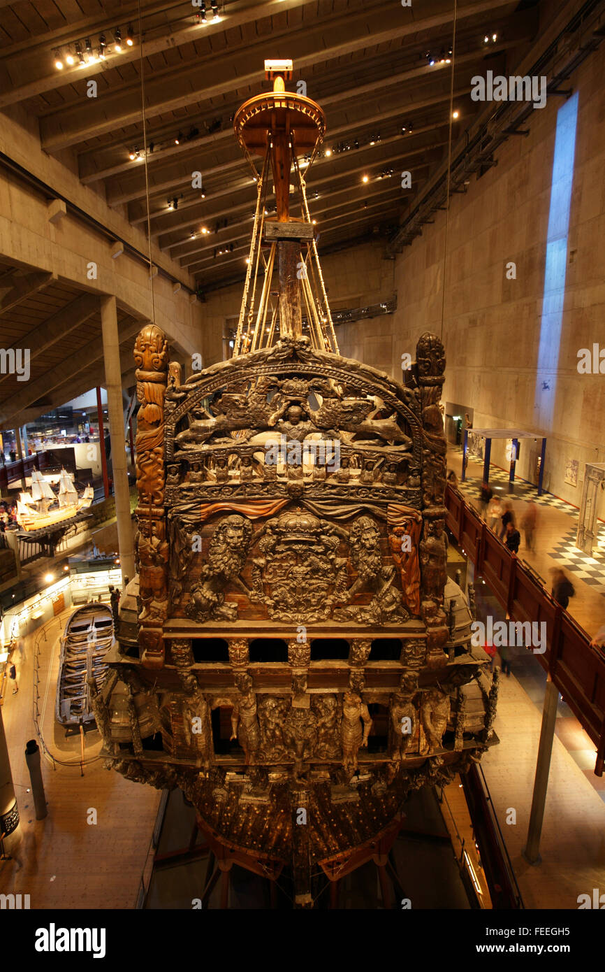 Vasa (ship) Museum in Stockholm, Sweden Stock Photo - Alamy