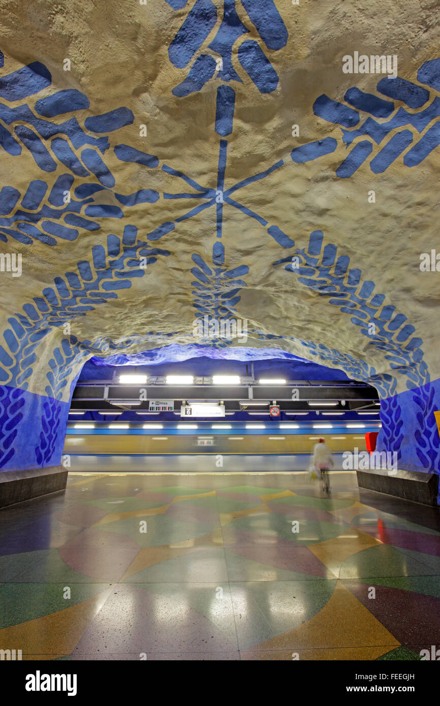 Stockholm metro station hi-res stock photography and images - Alamy