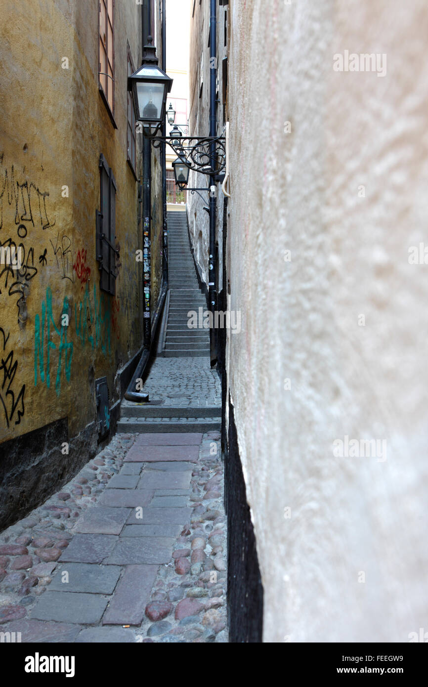 Gamla stan alley stockholm hi-res stock photography and images - Alamy