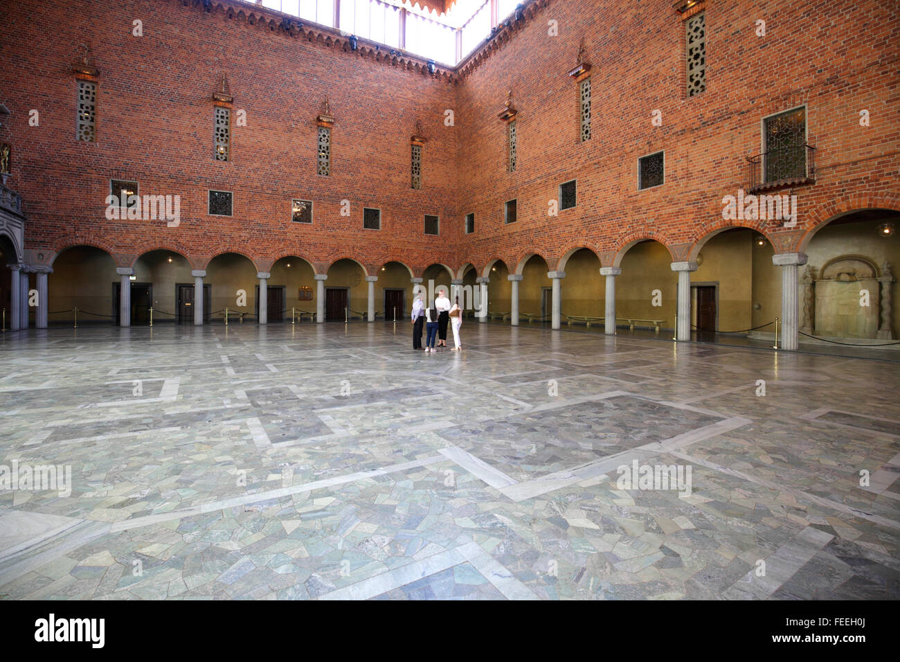 Blue Hall in the Stockholm city hall, Sweden Stock Photo - Alamy