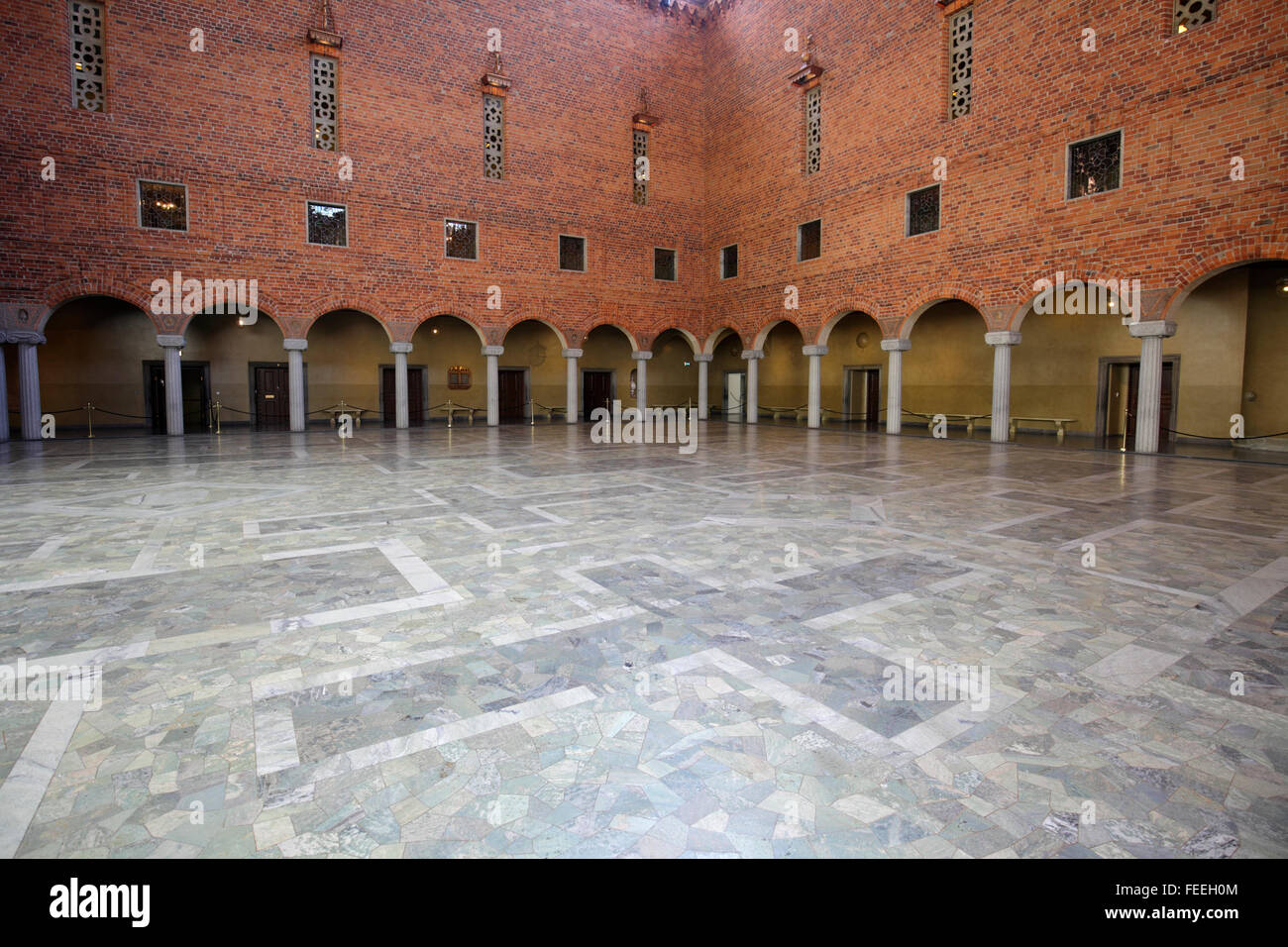 Blue Hall in the Stockholm city hall, Sweden Stock Photo - Alamy