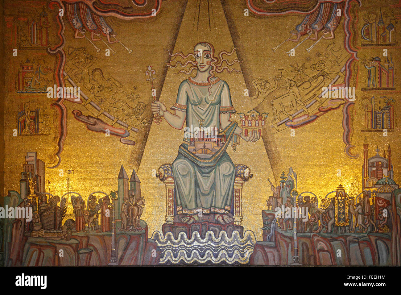 Hall of the mosaics hi-res stock photography and images - Alamy