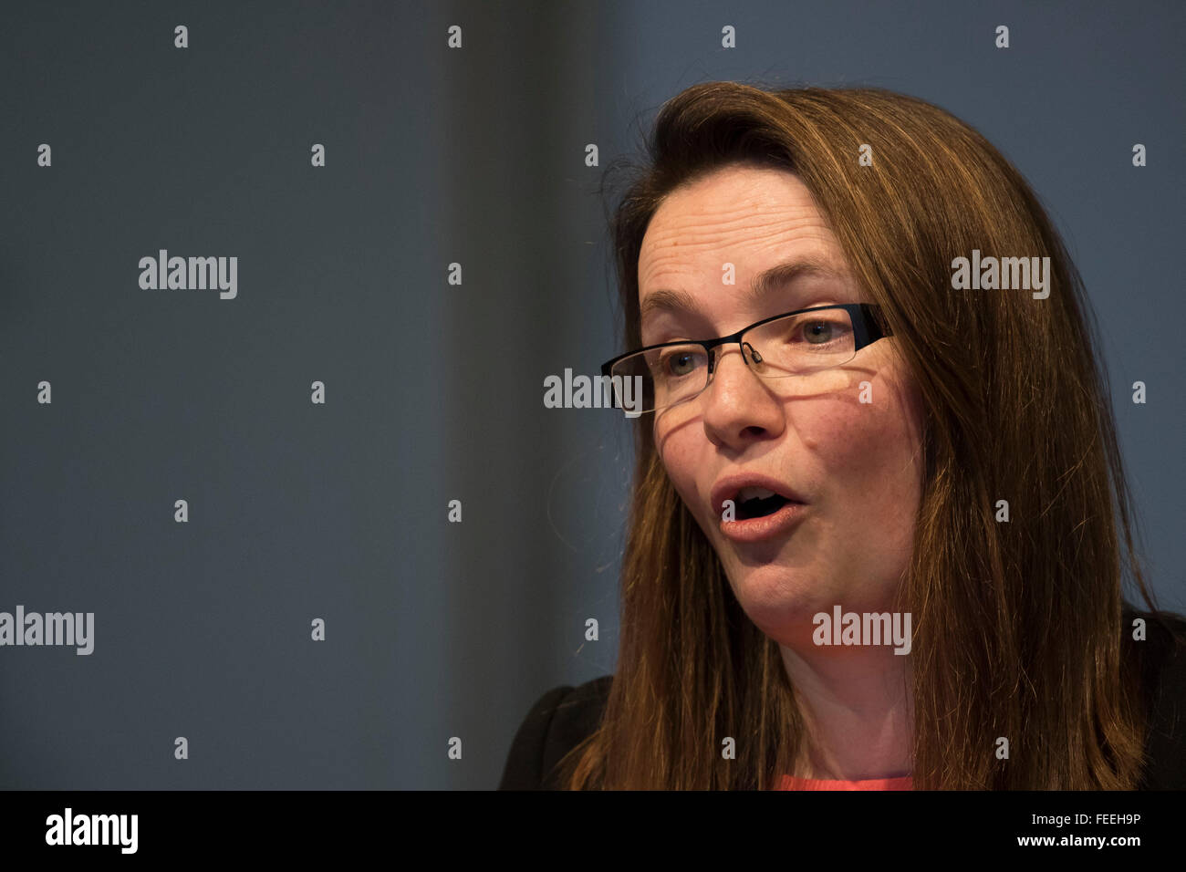 Leader of the Welsh Liberal Democrats Kirsty Williams AM Stock Photo ...
