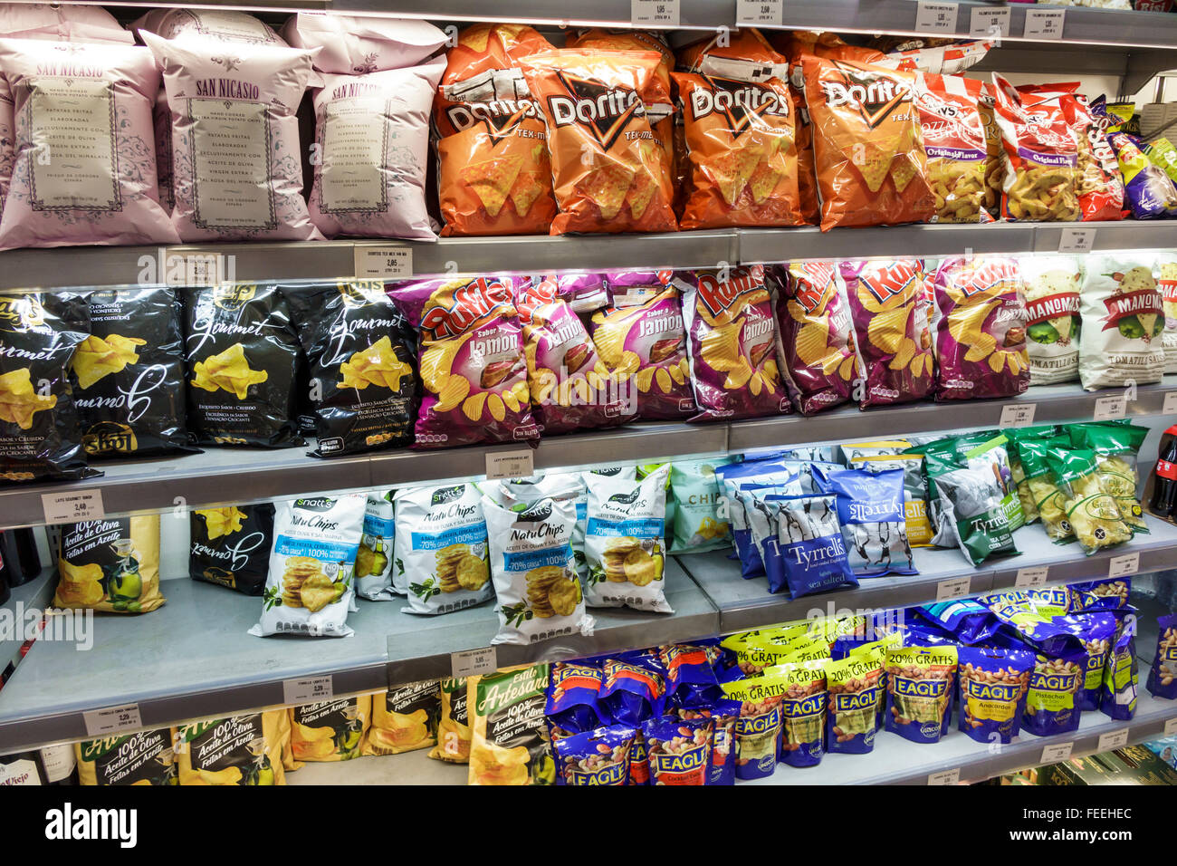 Snack Junk Food Display Sale High Resolution Stock Photography and ...