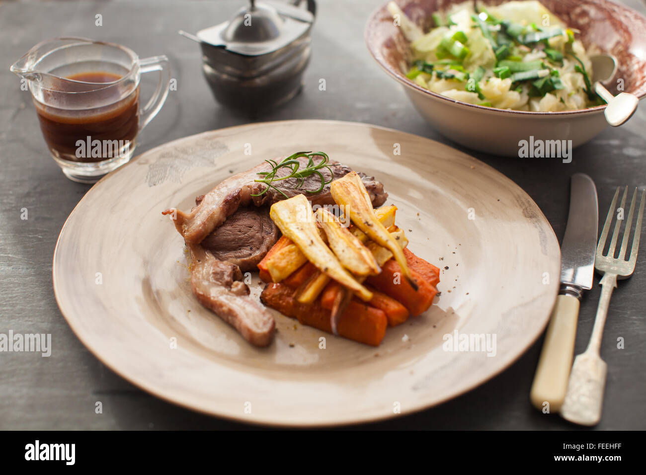 Traditional roast dinner plate hi-res stock photography and images - Alamy