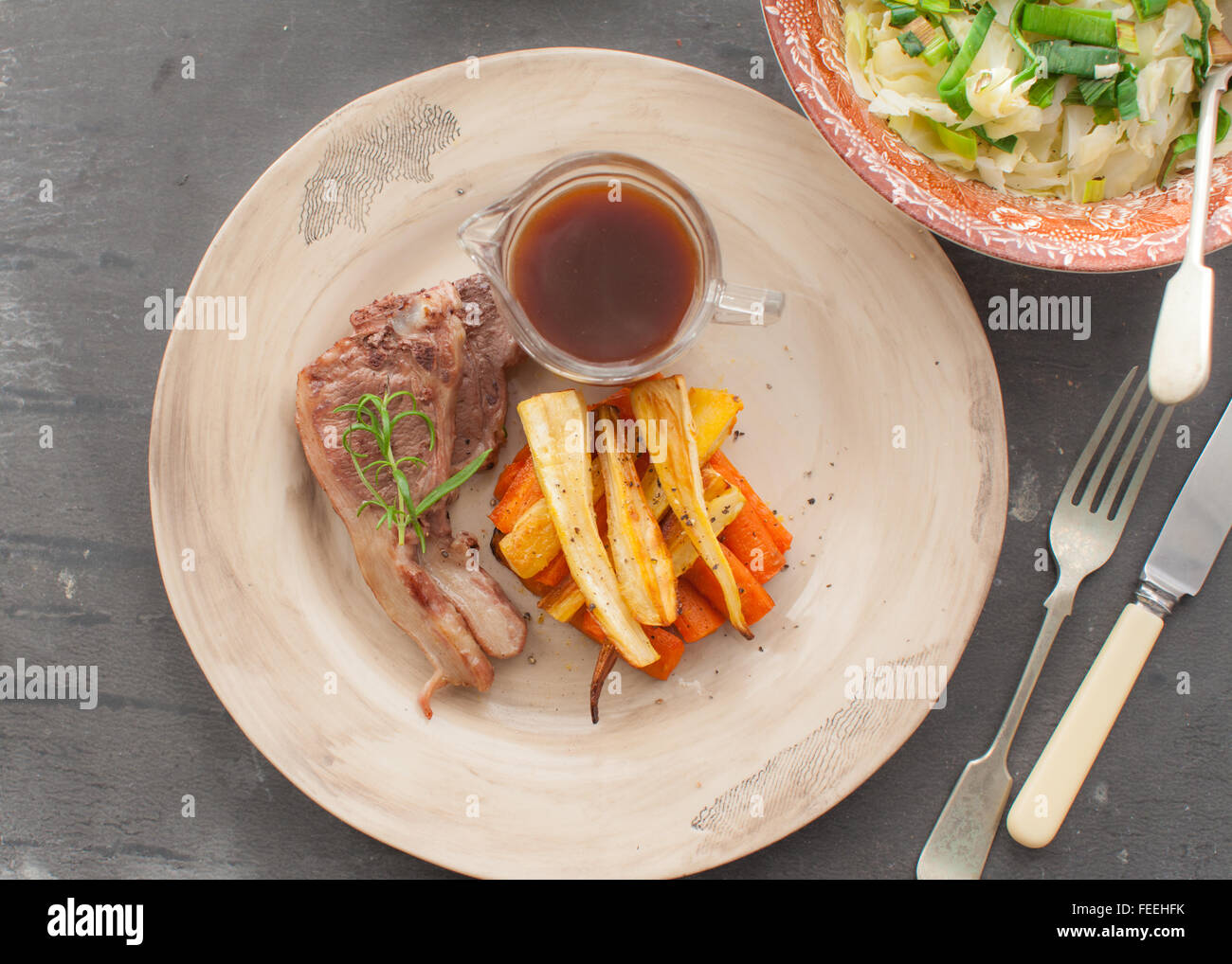Sunday roast dinner table hi-res stock photography and images - Alamy