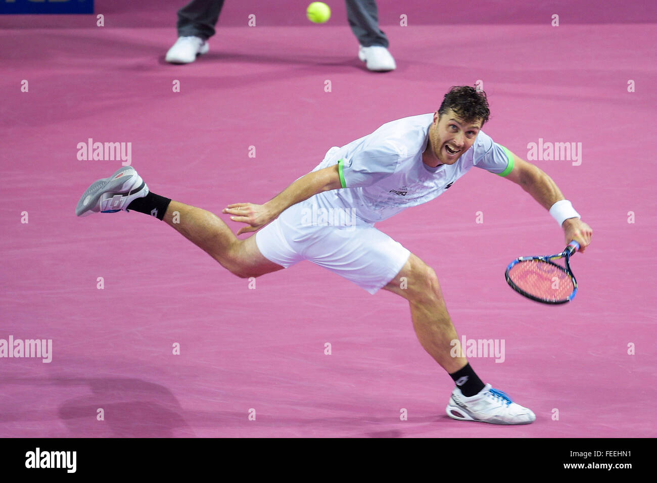 Montpellier, France. 05th Feb, 2016. Open de Sud Tennis Championships ...