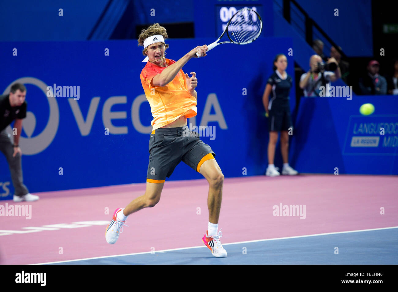 Montpellier, France. 05th Feb, 2016. Open de Sud Tennis Championships ...