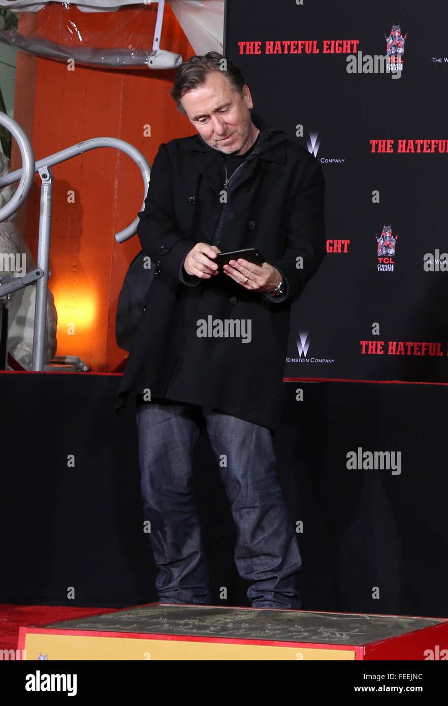 Quentin Tarantino's Hand And Footprint Ceremony Featuring: Tim Roth ...