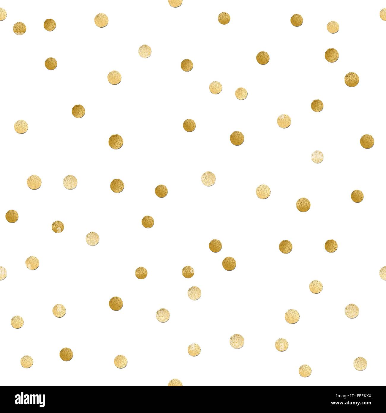 Seamless scattered shiny golden glitter polka dot pattern Stock Vector ...