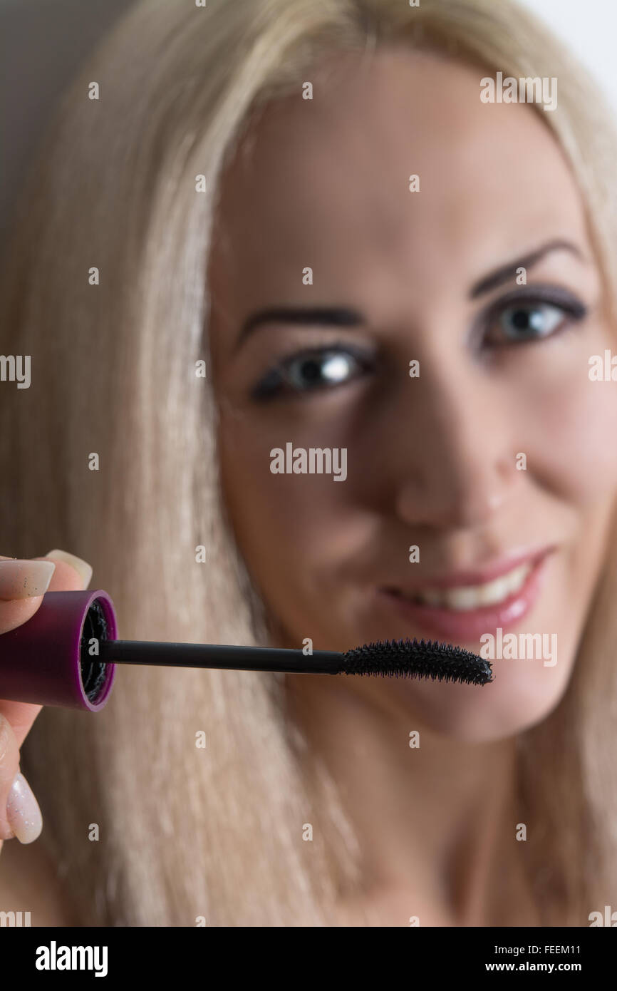 nice look girl with makeup Stock Photo - Alamy
