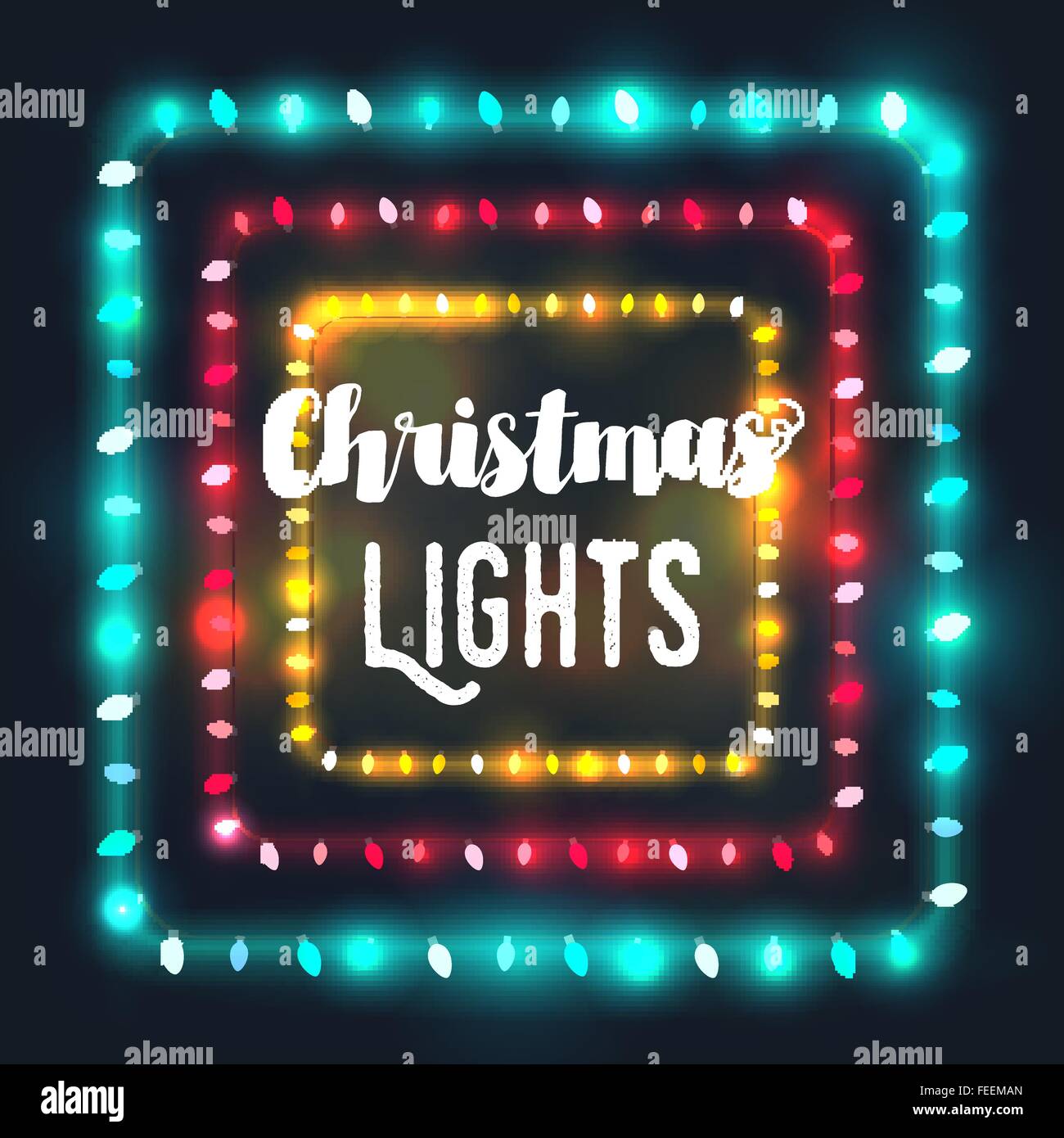 Holiday Lights Borders