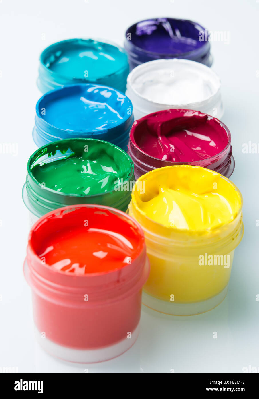 small set of brightly colored Stock Photo - Alamy