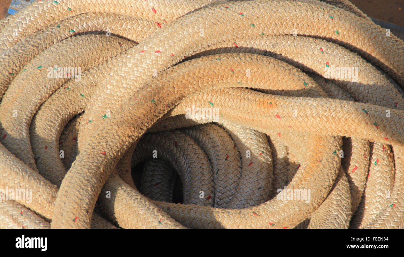 Coiled rope hi-res stock photography and images - Alamy