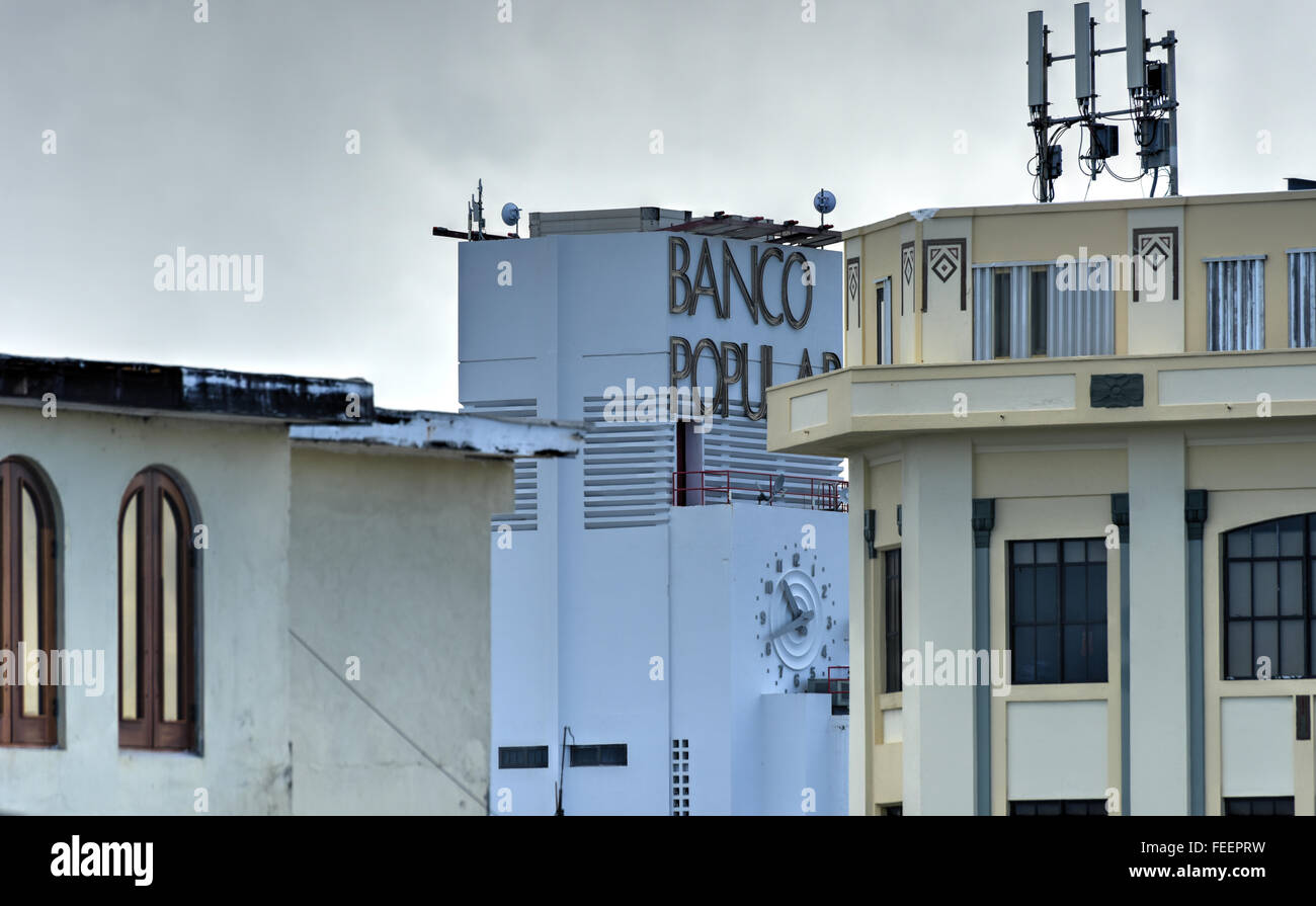 San Juan, Puerto Rico - December 27, 2015: Banco Popular in San Juan ...