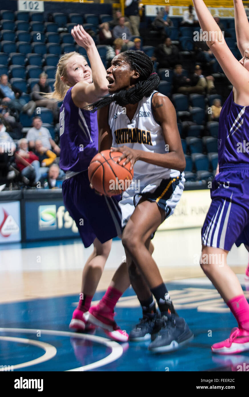 Chattanooga, Tennessee, USA. 04th Feb, 2016. Chattanooga Lady Mocs ...