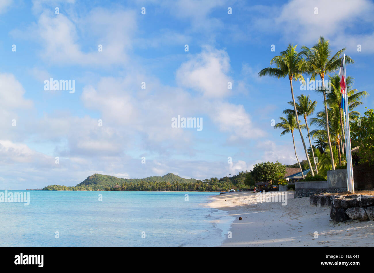 Matira beach bora bora hi-res stock photography and images - Alamy