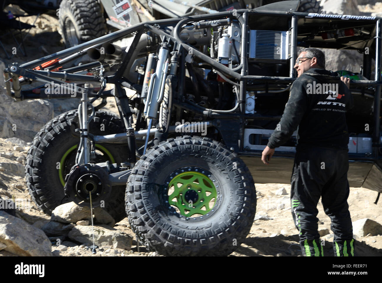 Johnson Valley CA. 5th Feb, 2016. Thousands of off-road fans came out ...