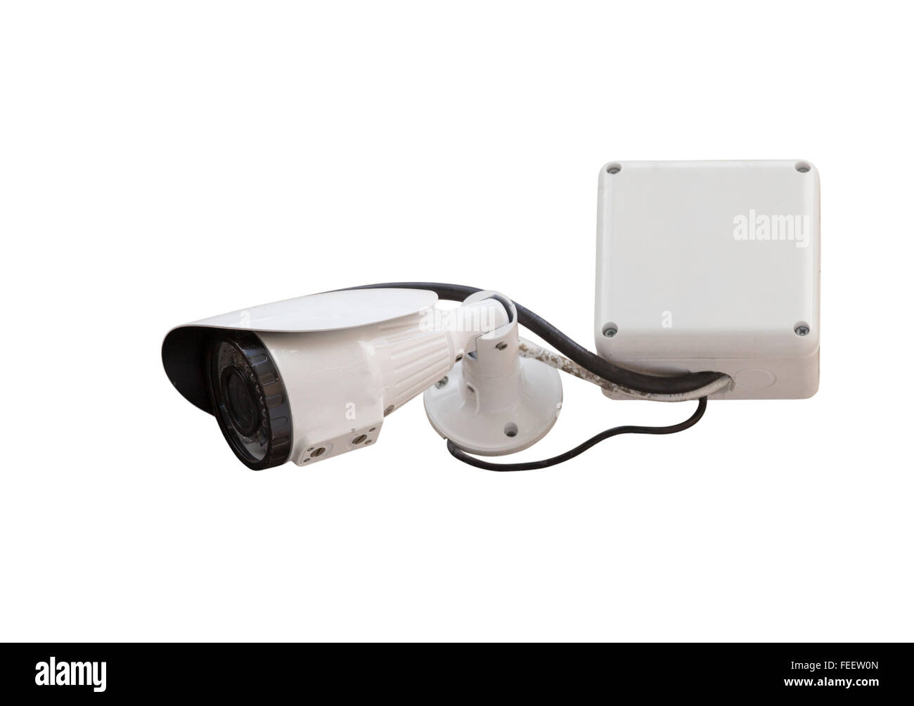cctv security camera isolated on white background Stock Photo - Alamy