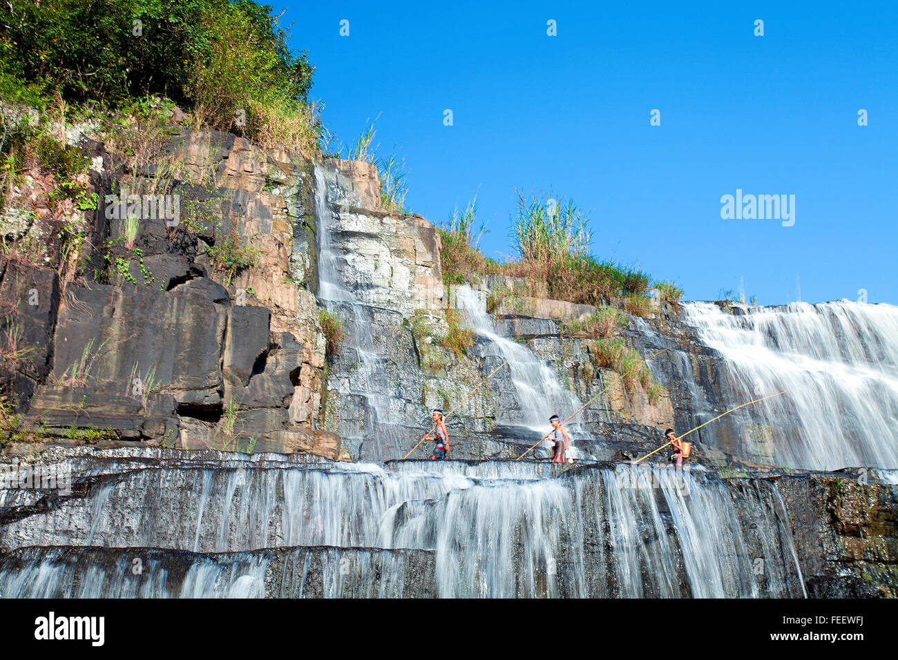 Pongour waterfall hi-res stock photography and images - Alamy