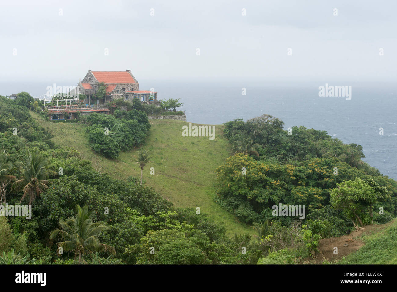 The part of Batanes Island located in Phillipines during monsoon season ...