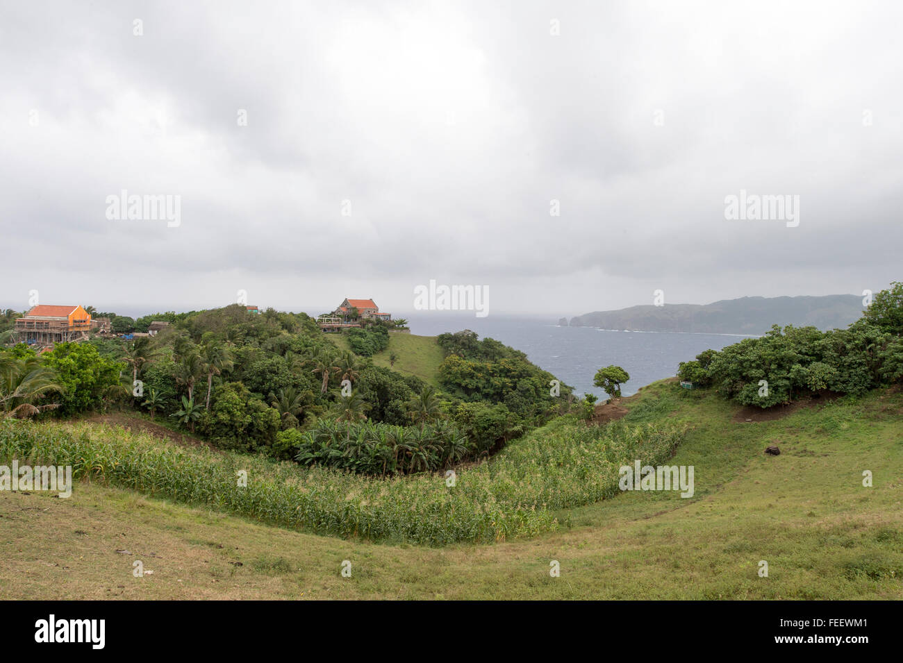 The part of Batanes Island located in Phillipines during monsoon season ...