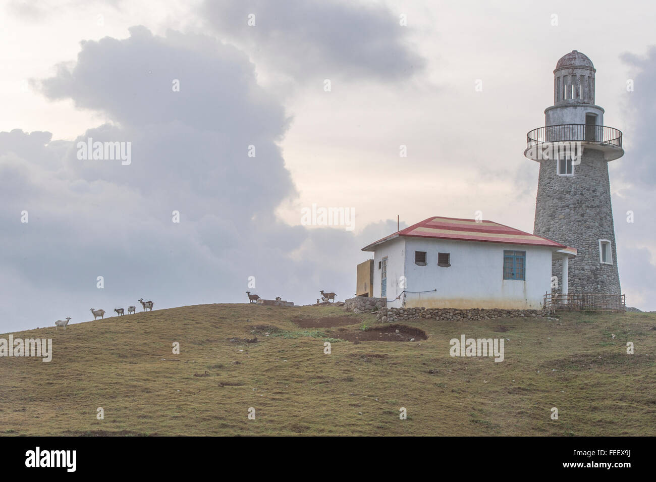 An early morning at Sabtang Lighthouse located at Sabtang Island in ...
