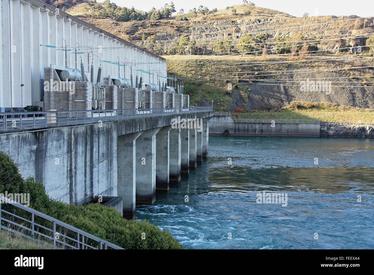 Waitaki Power Station on the Waitaki River Stock Photo - Alamy