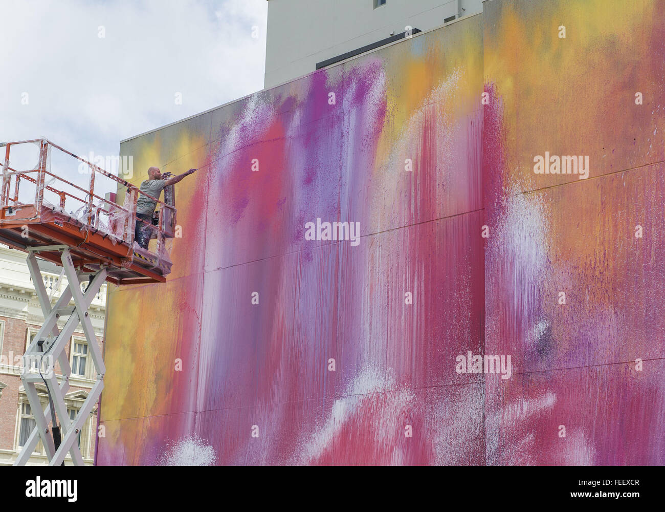 Christchurch, New Zealand. 6th Feb, 2016. Australian visual artist ASH ...