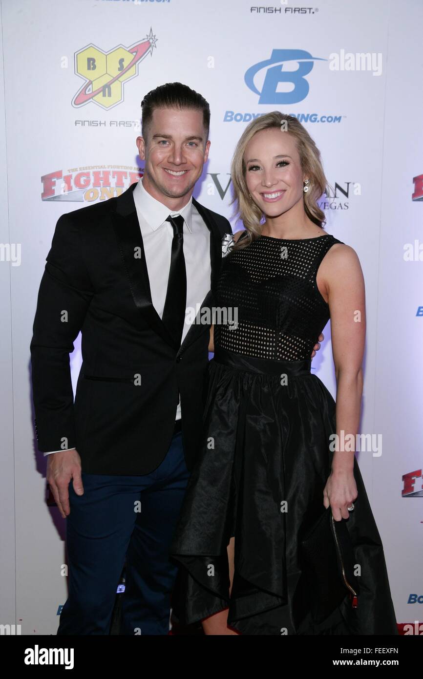 Las Vegas, NV, USA. 5th Feb, 2016. John Hardesty, Jessica Hardesty at ...