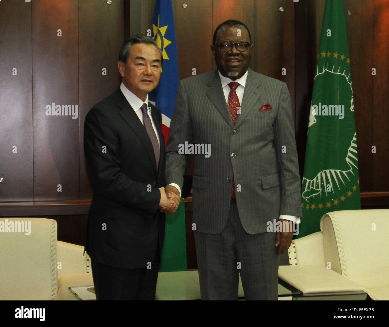 Namibian president hi-res stock photography and images - Alamy