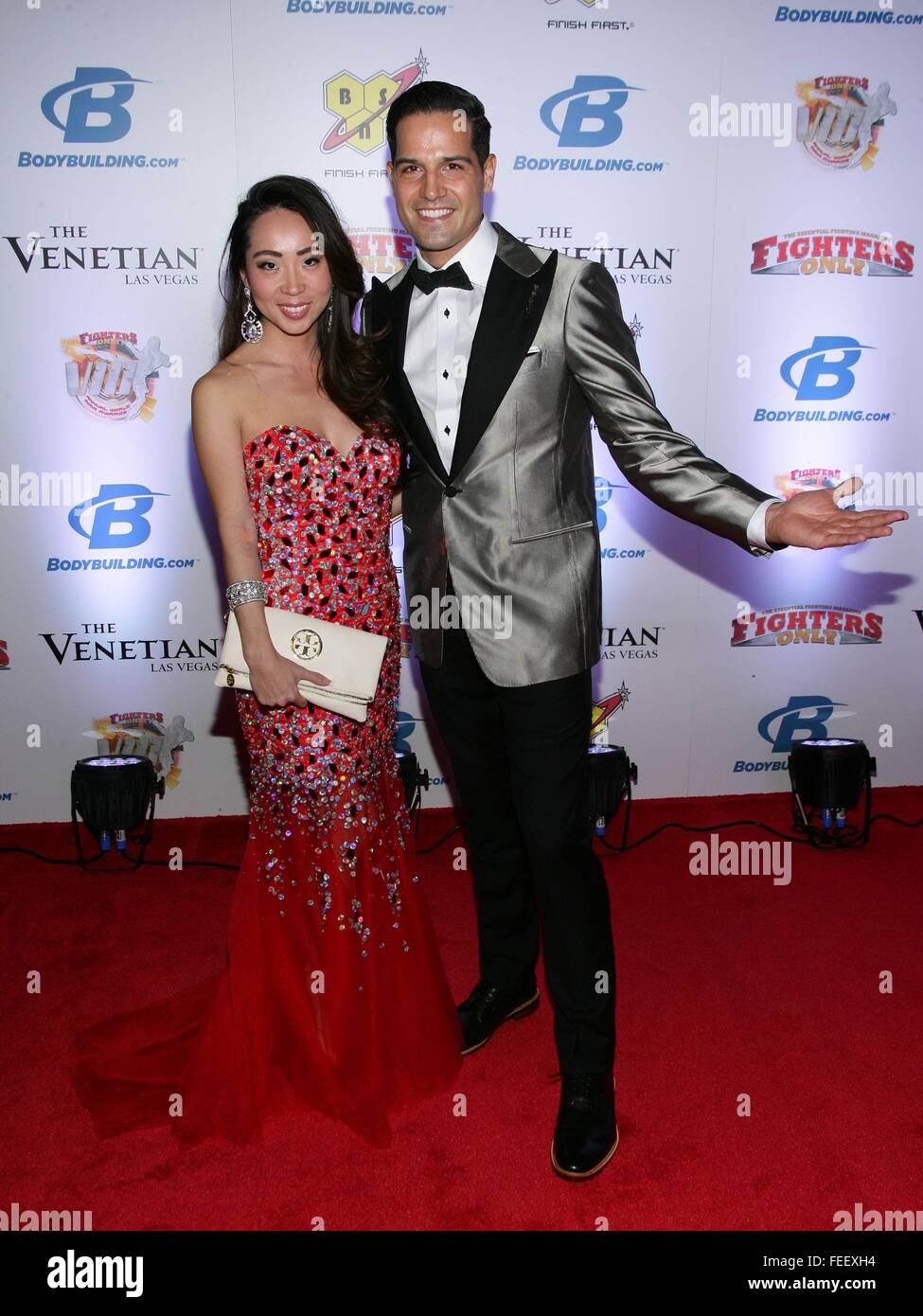 Las Vegas, NV, USA. 5th Feb, 2016. Lisa Song Sutton, Ricardo Laguna at ...