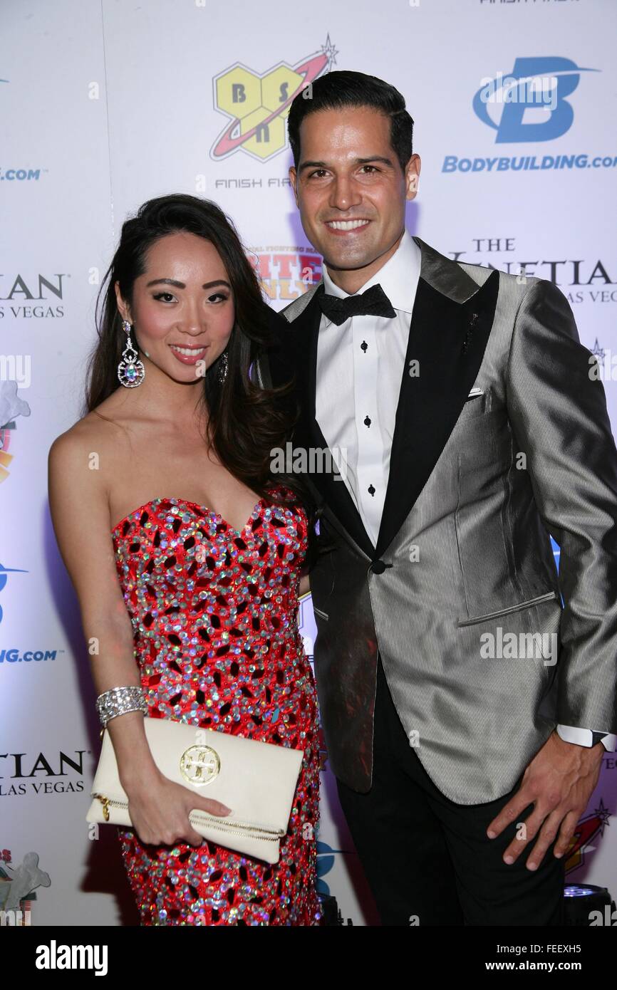 Las Vegas, NV, USA. 5th Feb, 2016. Lisa Song Sutton, Ricardo Laguna at ...