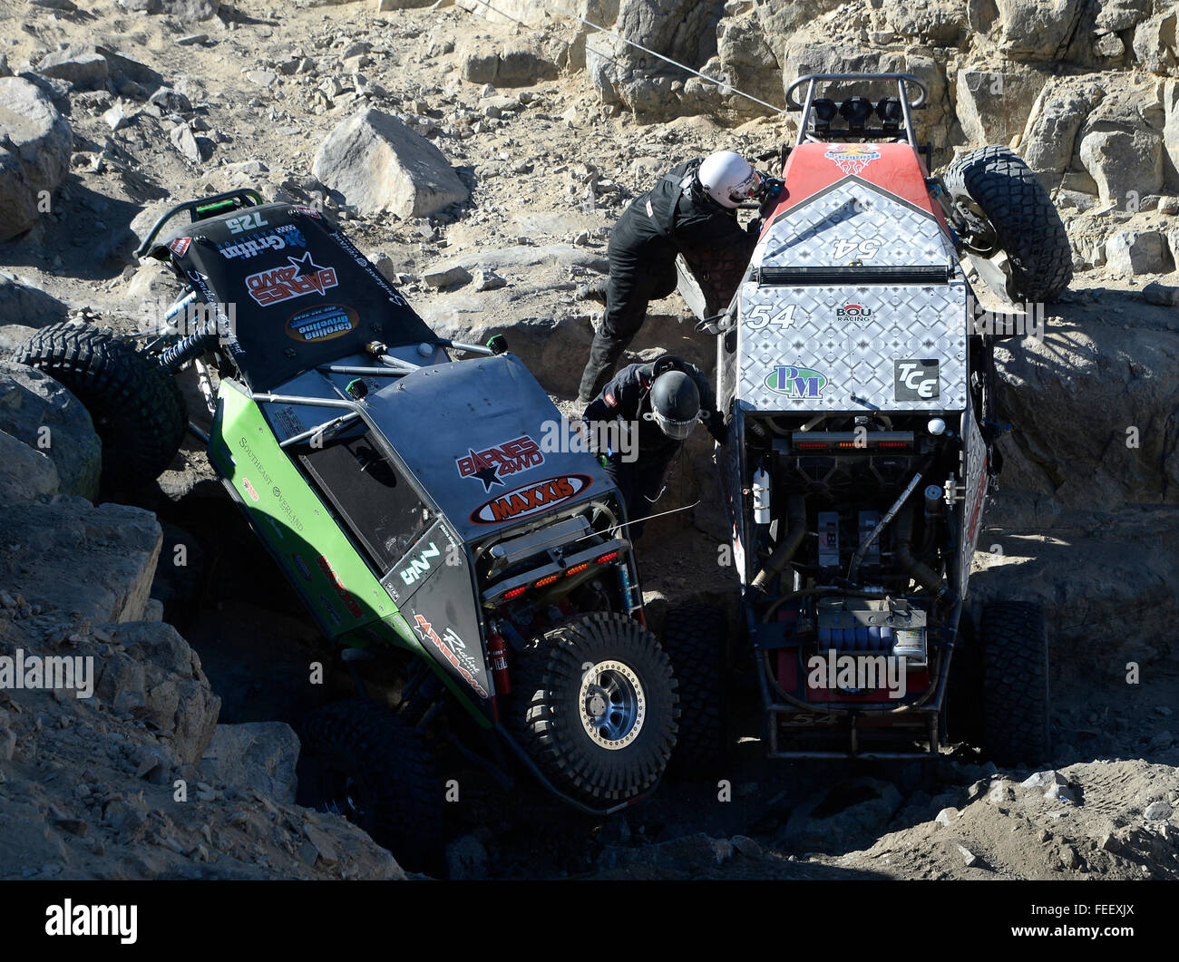 Johnson Valley CA. 5th Feb, 2016. Thousands of off-road fans came out ...