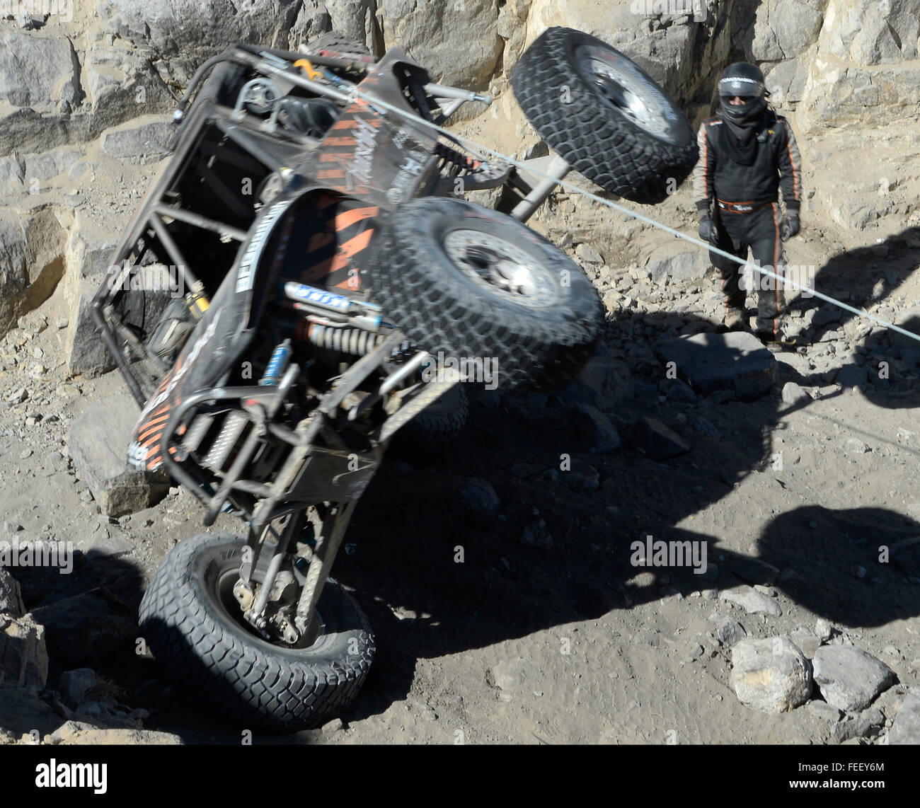 Johnson Valley CA. 5th Feb, 2016. Thousands of off-road fans came out ...