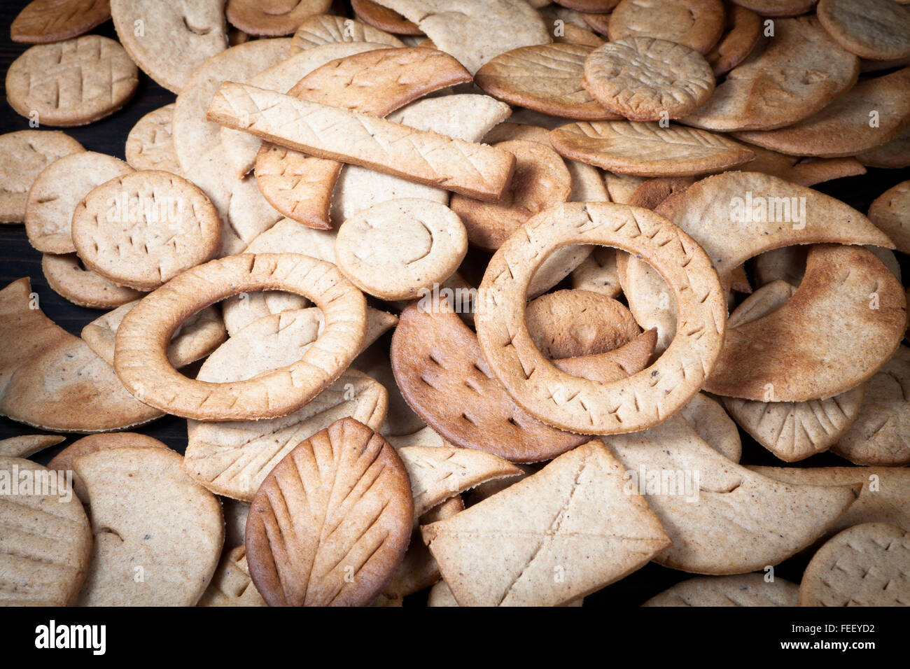 Homemade Gingerbread cookies of different shapes Stock Photo - Alamy