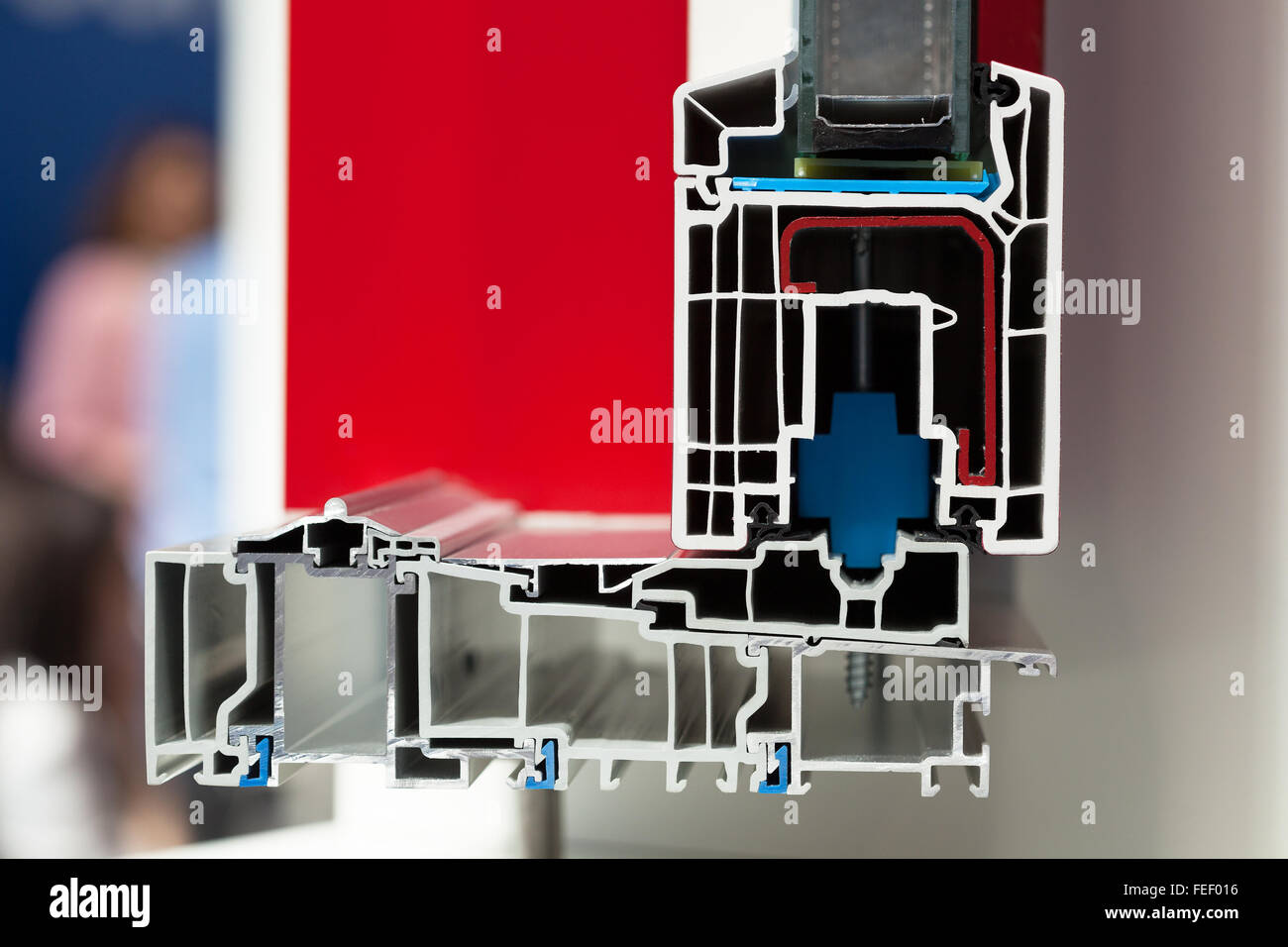 Cross section of pvc profile for window hi-res stock photography and ...