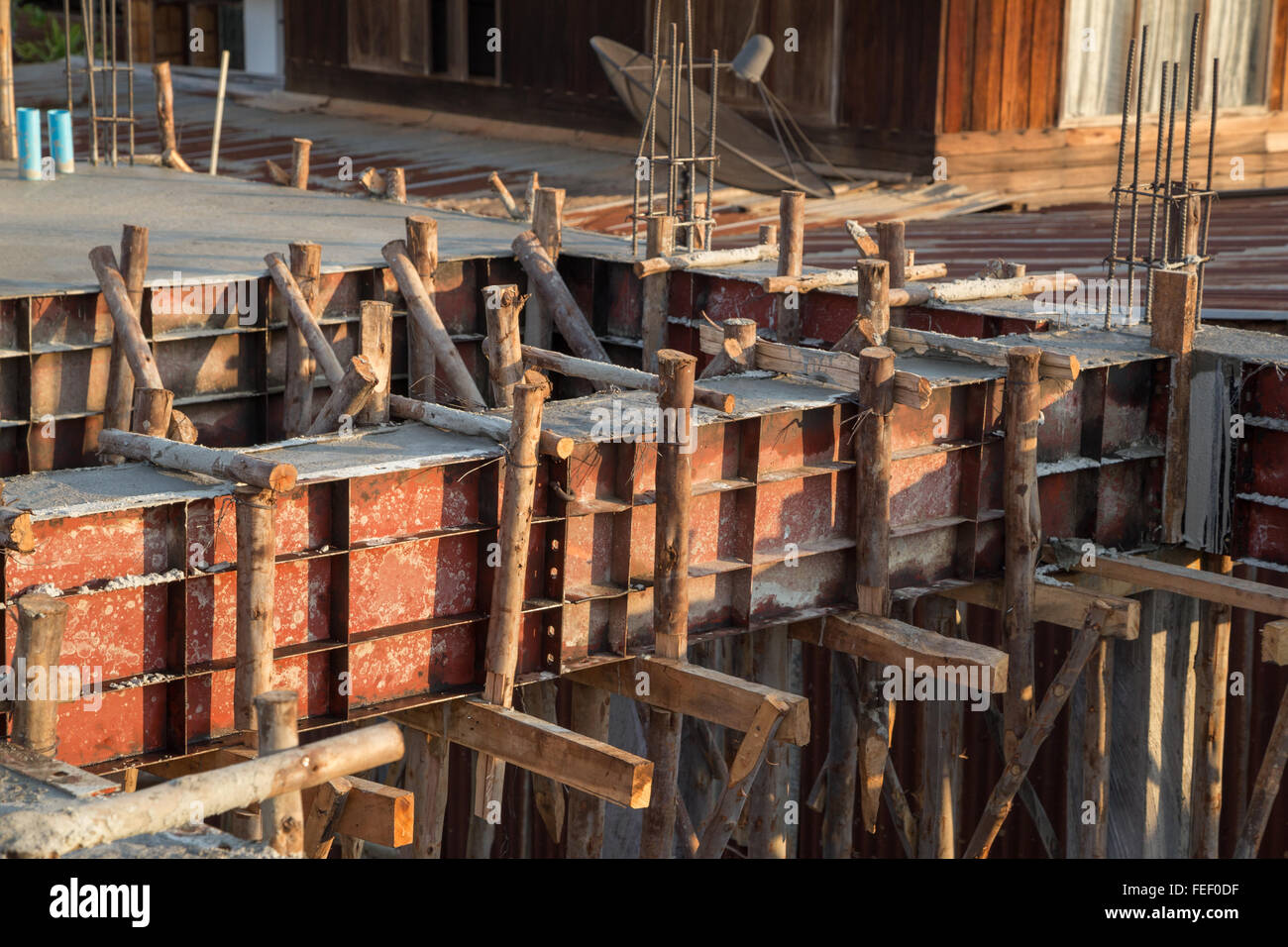 Pillar beam being constructed hi-res stock photography and images - Alamy