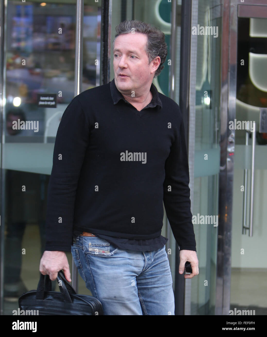 Piers Morgan outside ITV Studios Featuring: Piers Morgan Where: London ...