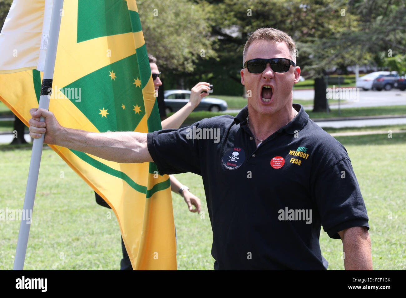 Canberra, Australia. 6 February 2016. Pictured: Chris Shortis from the ...