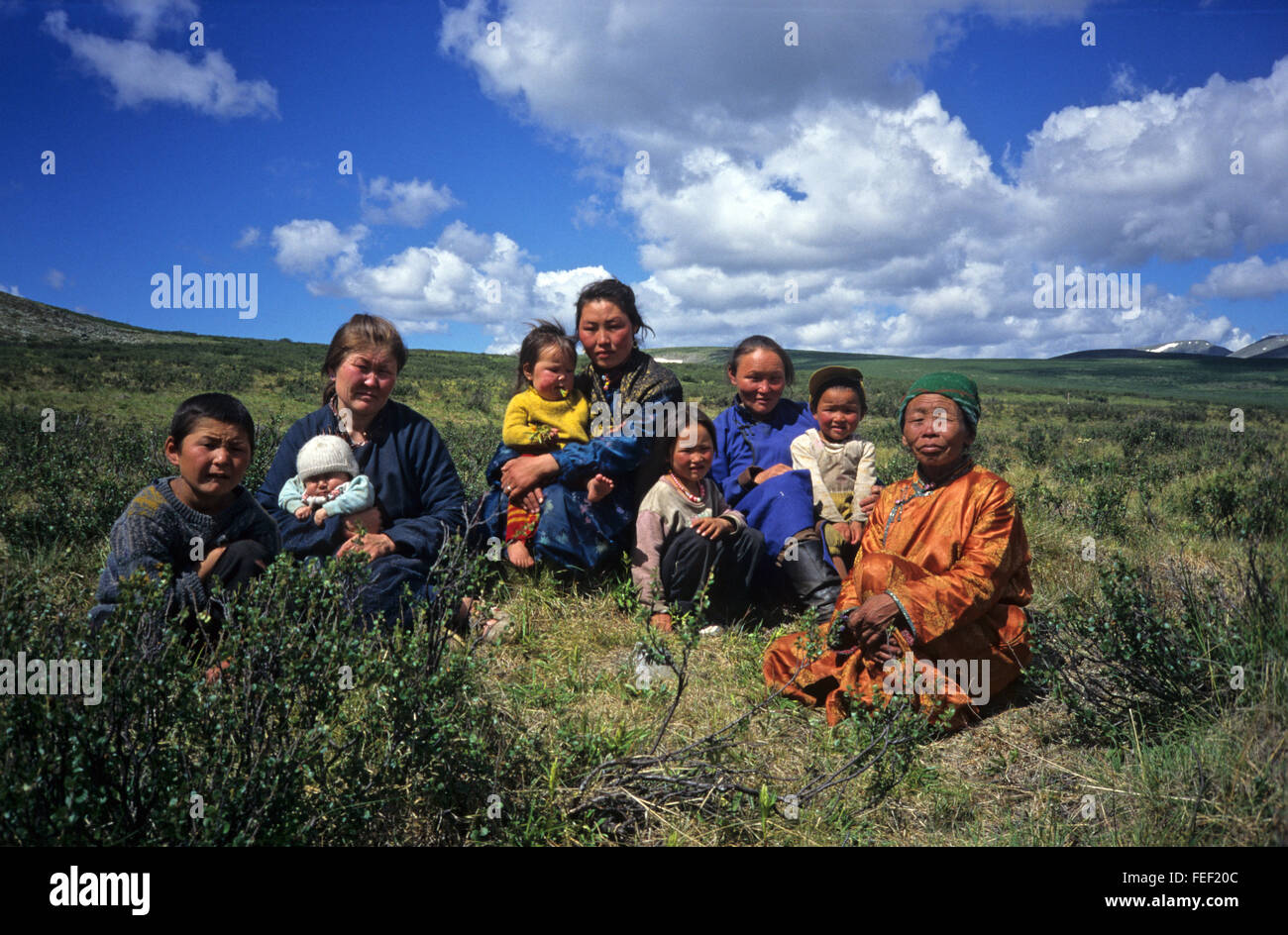 Duhkha (same as Tsaatan) people Stock Photo - Alamy