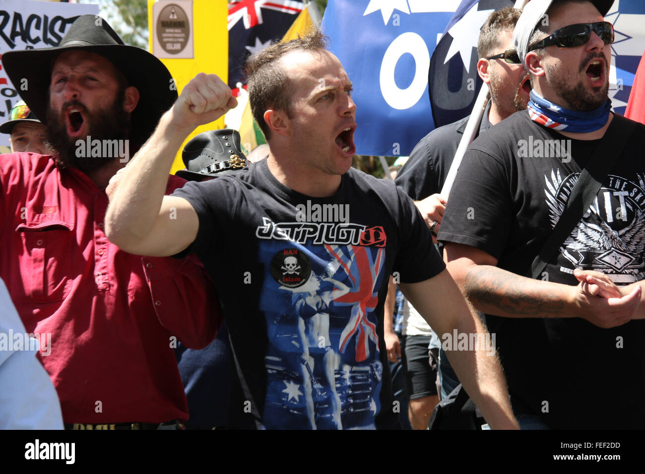 Canberra, Australia. 6 February 2016. Pictured: Key activists of ...