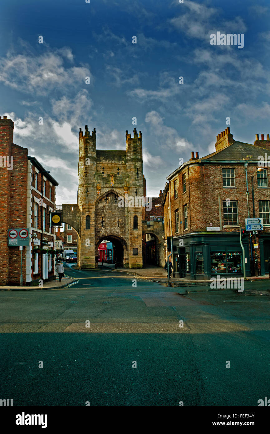 Monk Gate in York Stock Photo - Alamy