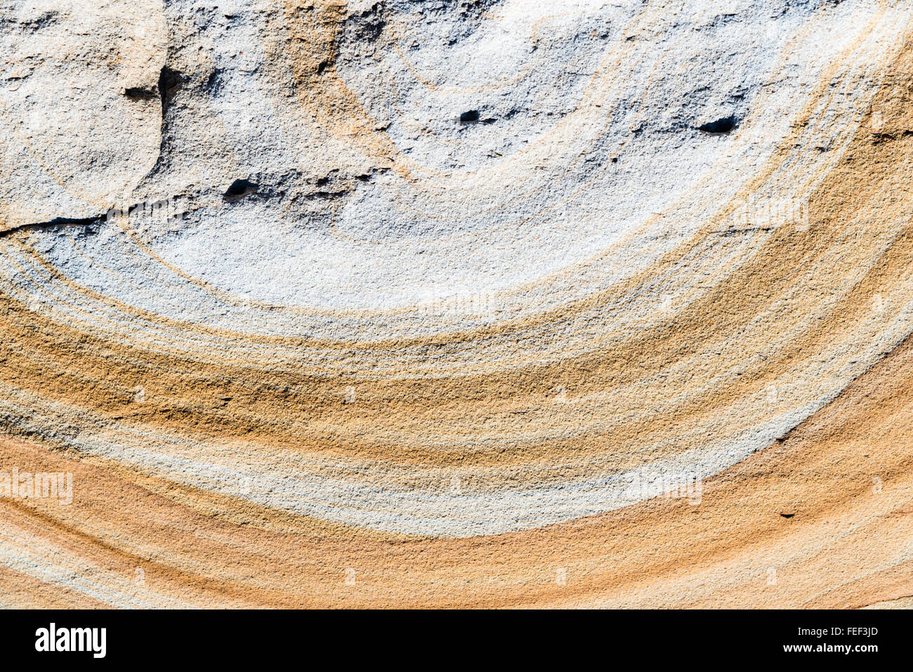 Australian rock formation background, sandstone texture with iron ...