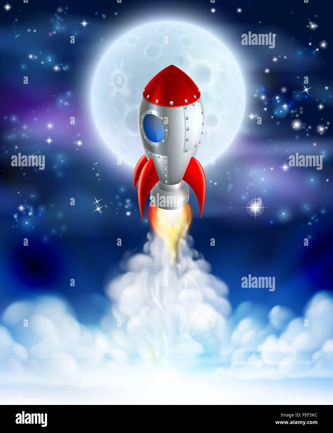 Launching rocket clipart hi-res stock photography and images - Alamy